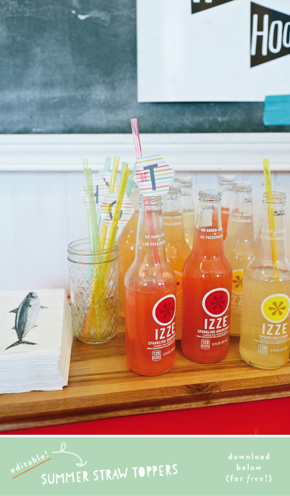 DIY Summer Straw Toppers (freebie!) - RAE ANN KELLY