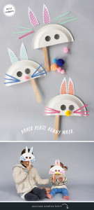 MINI MAKERS: PAPER PLATE BUNNY MASK - RAE ANN KELLY