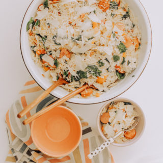 JOHAN’S ROASTED VEGGIE + SAUSAGE FIREHOUSE PASTA - RAE ANN KELLY