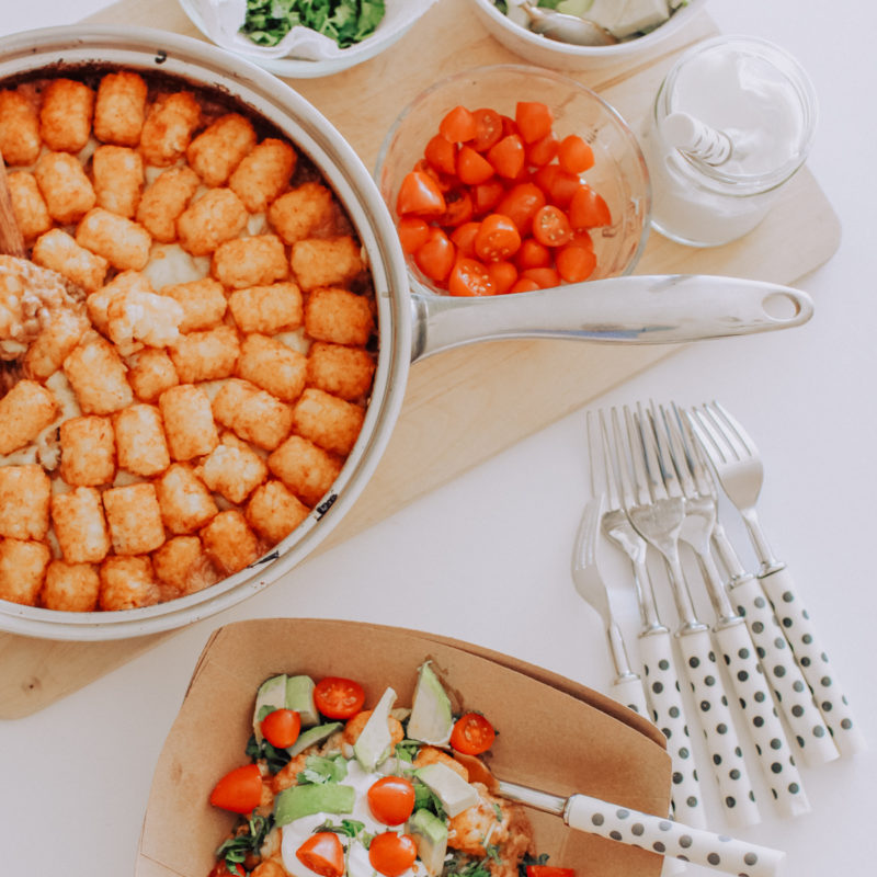 DINNER TONIGHT: MEXI BURGER TATER TOT CASSEROLE RECIPE - RAE ANN KELLY