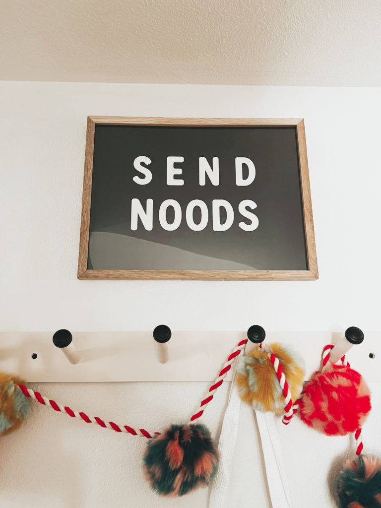 SEND NOODS PRINTABLE POSTER FOR THE KITCHEN - RAE ANN KELLY